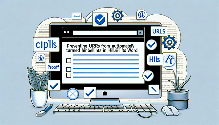 如何在Microsoft Word中阻止URL自动转换为超链接 - 知乎