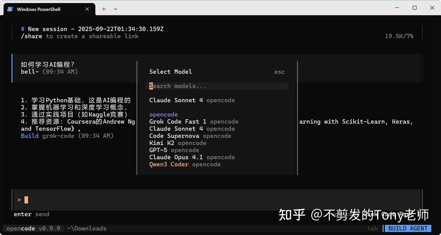 opencode：一个为终端环境打造的AI编程代理 - 知乎
