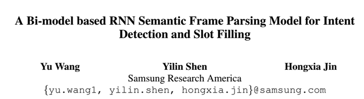 《用于意图识别和槽填充的基于双RNN语义框架分析模型》阅读笔记 - 知乎