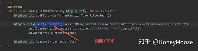 Spring security CSRF 跨域访问限制问题 - 知乎