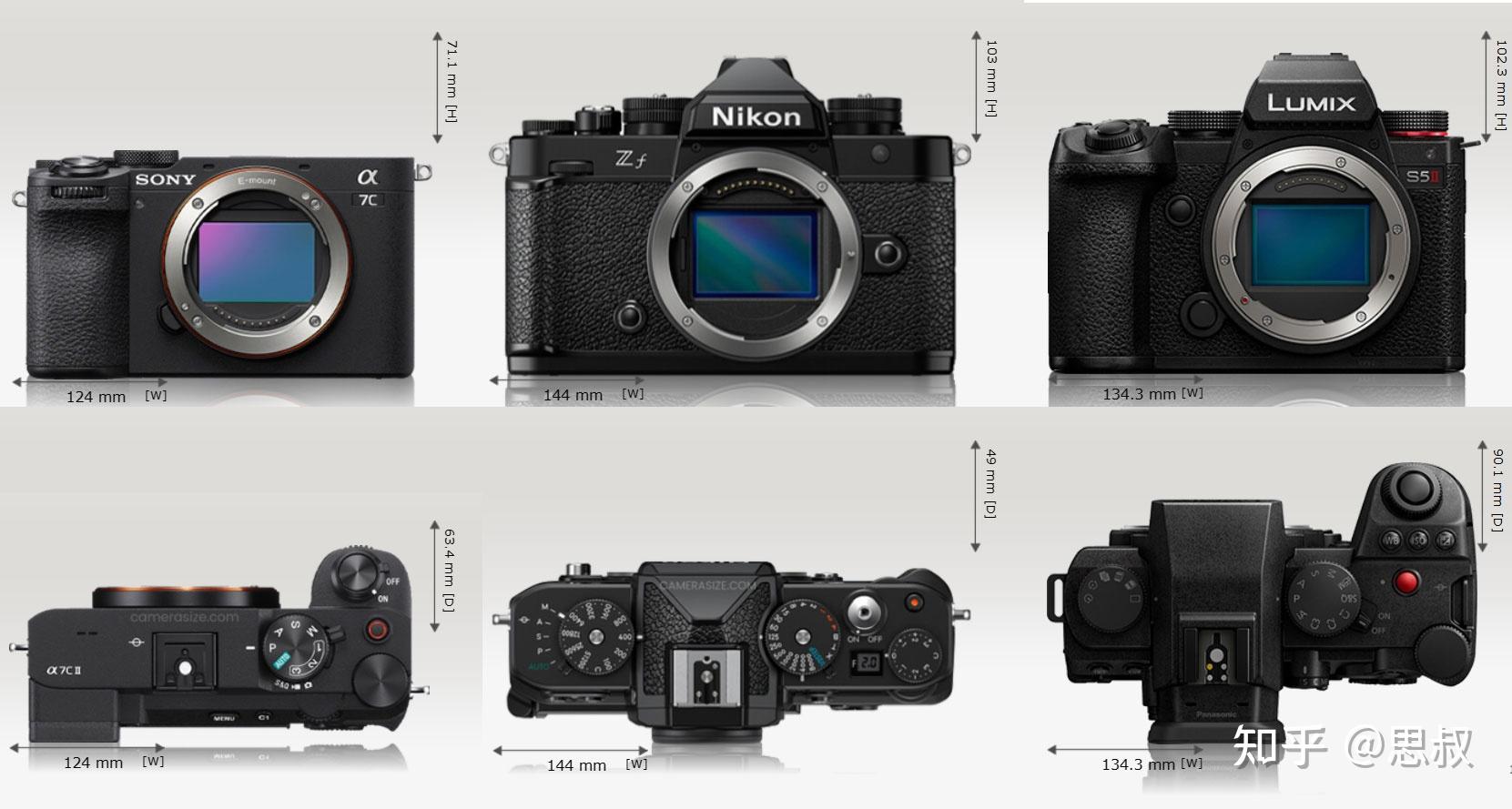 松下S5M2 索尼A7C2 尼康ZF 选哪个？ - 知乎