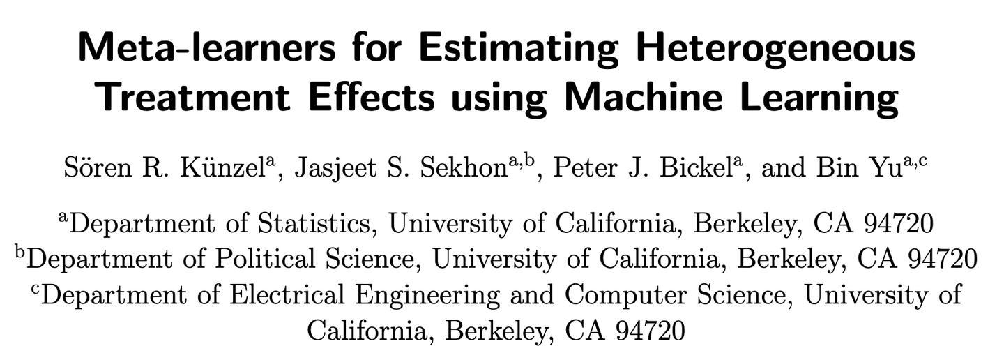 Uplift Model:X-learner - 知乎