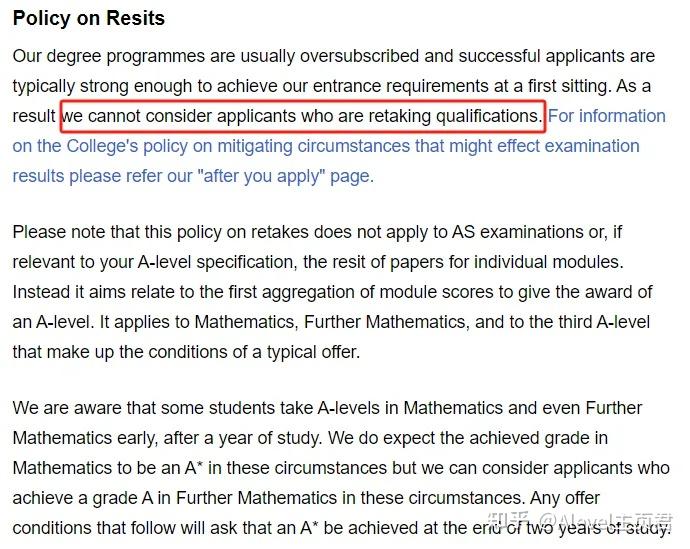 突发！UCL新增不接受A-level重考专业 ！25Fall开始实行！其他TOP院校是否也会“效仿”？ - 知乎