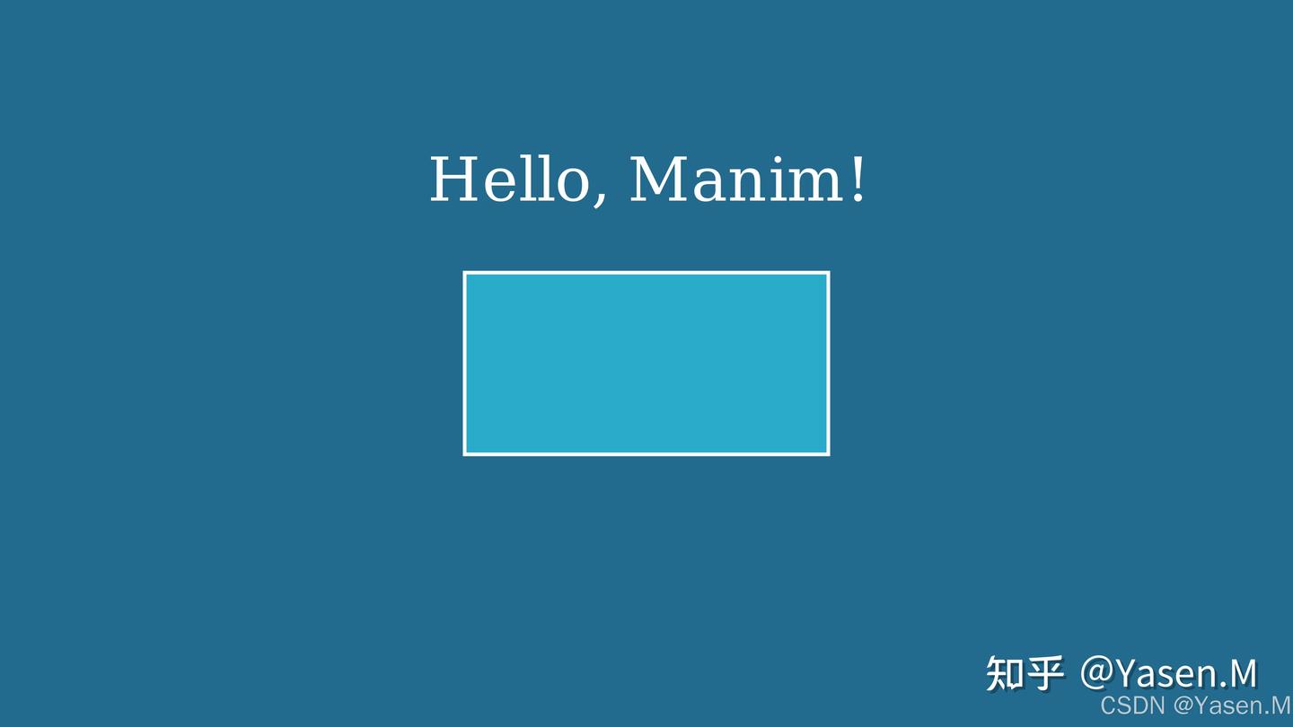 Manim教程：第二章 输出界面的基本设置 - 知乎