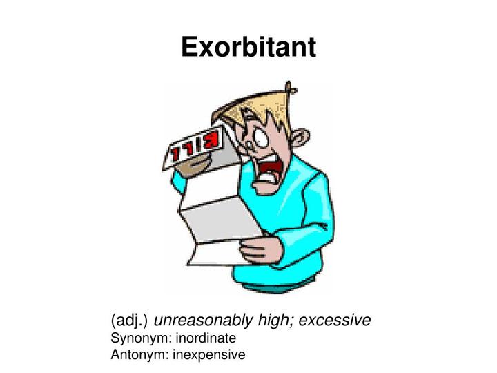 外刊学习 | 聊聊“exorbitant”这个词 - 知乎