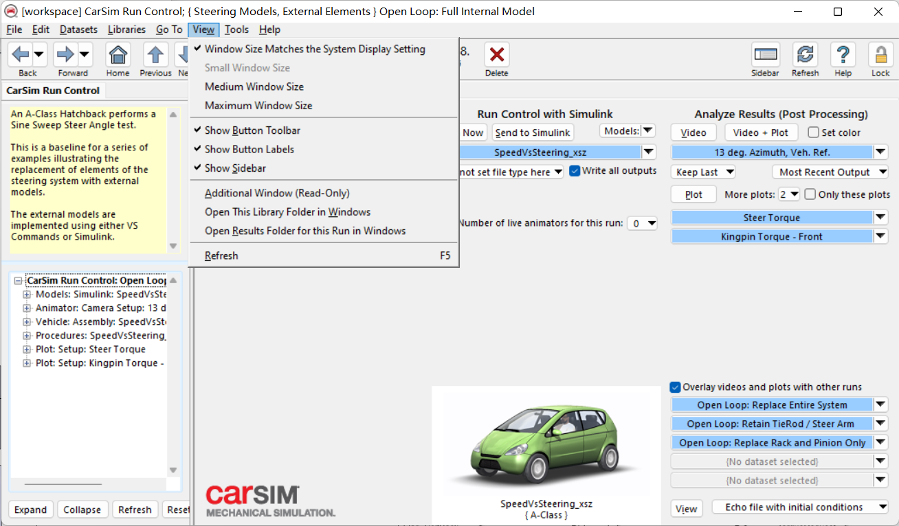 Simulink/CarSim联合仿真平台 - 知乎