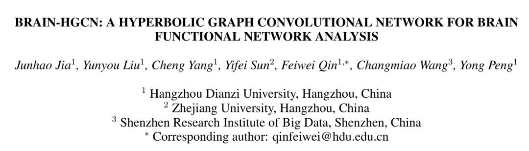 Brain-HGCN：基于双曲图卷积网络的新范式，显著提升fMRI脑网络分析与精神障碍分类精度 - 知乎