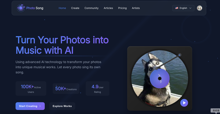 PhotoSongAi - AI Image to Music Generator | Convert Photos to Music ...