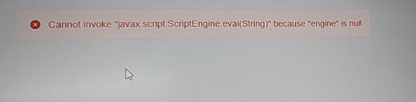 使用easy-captcha验证码出现javax. script ScriptEngine.eval(String)" because ...