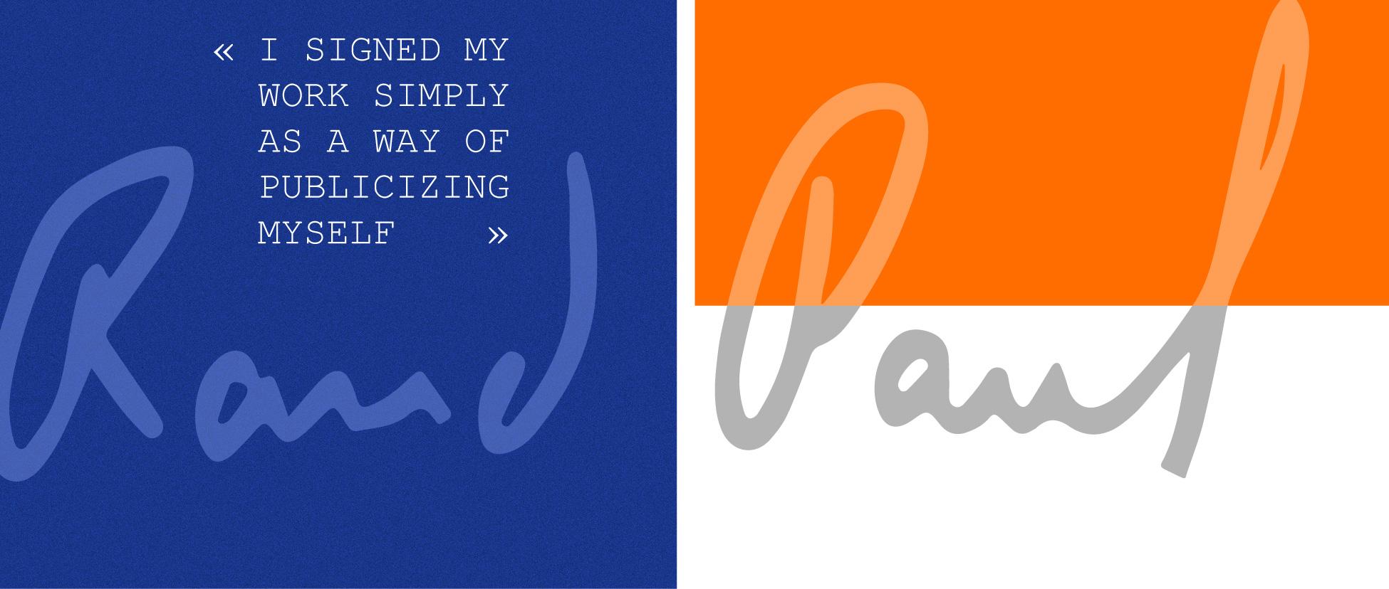 平面设计大师：保罗兰德，一切都是设计！ - 知乎