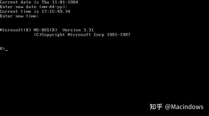 回顾一下历代MS-DOS - 知乎