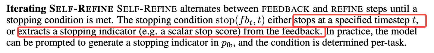 self-refine: feedback + refine - 知乎