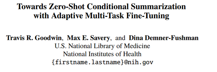 通过自适应多任务微调实现零样本有条件的摘要 - 知乎