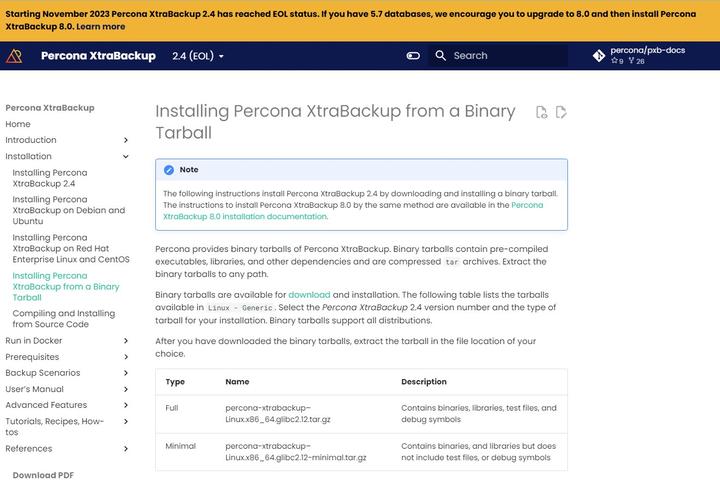使用innobackupex --apply-log恢复准备数据报错 - 知乎