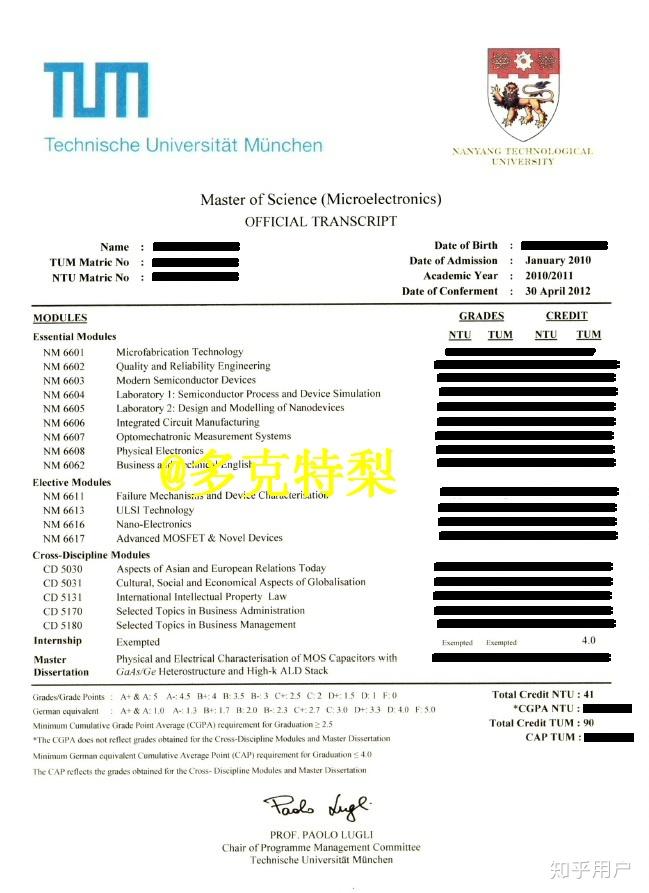 慕尼黑工大和新加坡南洋理工等学校联合办的TUM(ASIA)怎么样？ - 知乎