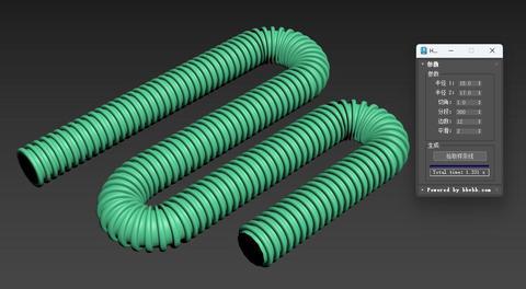 【沐风老师】3dMax一键波纹管插件Hose使用方法详解 - 知乎