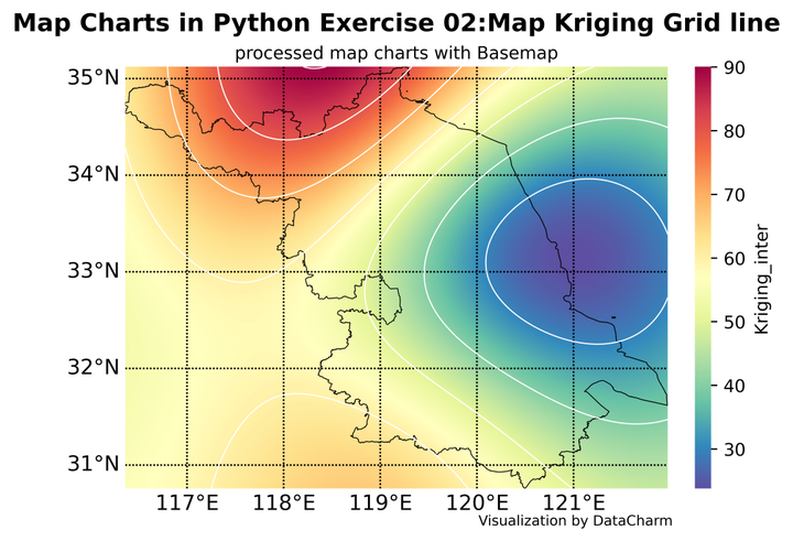 空间绘图 | Python-pykrige包-克里金(Kriging)插值计算及可视化绘制 - 知乎