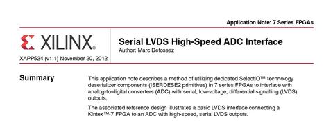 高速ADC 串行LVDS接口(xapp524，翻译Part 1 ) - 知乎