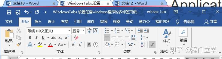 WindowsTabs.设置任意windows程序的多标签页使用 - 知乎