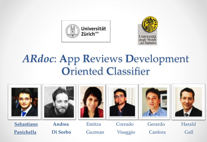 论文解读:ARdoc: App Reviews Development Oriented Classifier - 知乎