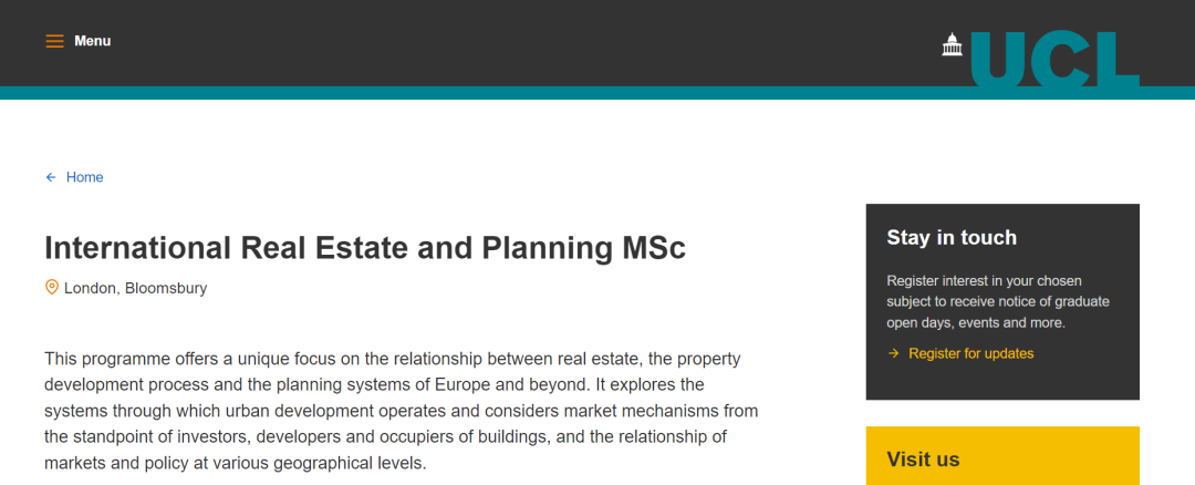 2023 VH Offer | 祝贺两位VH学员获录UCL国际房地产与规划硕士项目！ - 知乎