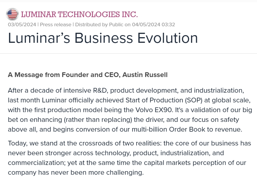 激光雷达Luminar站在”十字路口”，台湾TPK成最大受益者？ - 知乎