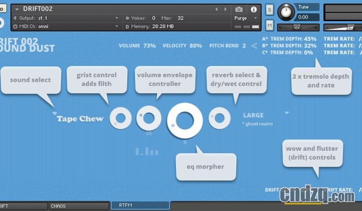 Sound Dust发布DRIFT002：用于简单和直观的声音设计的GB Kontakt工具 - 知乎