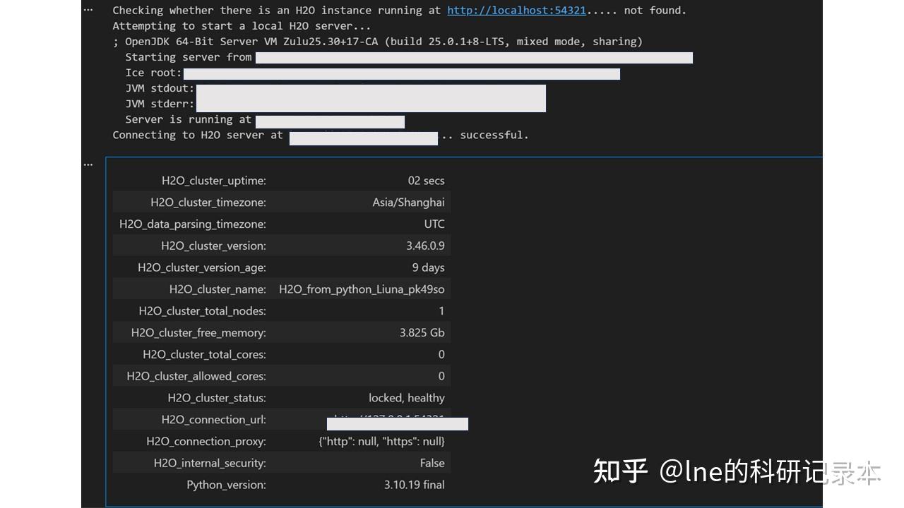 Python | H2O AutoML安装和使用 - 知乎