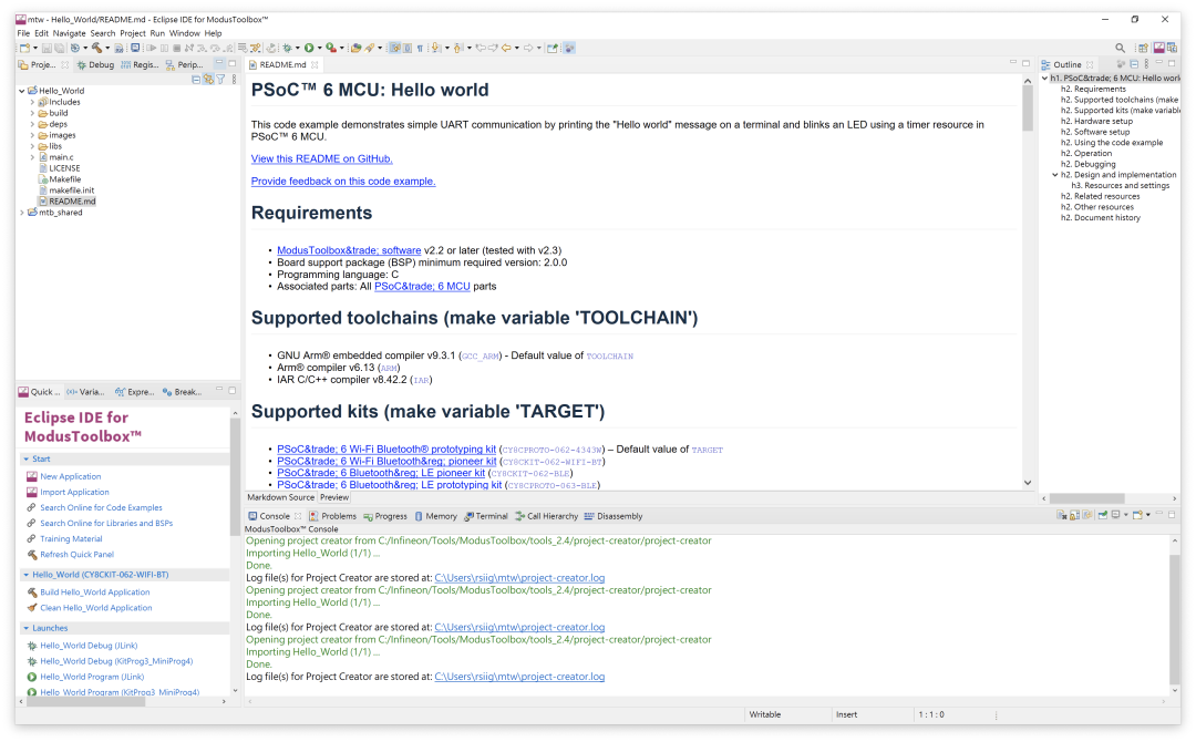 学技术 | ModusToolbox实战入门-项目创建篇 - 知乎