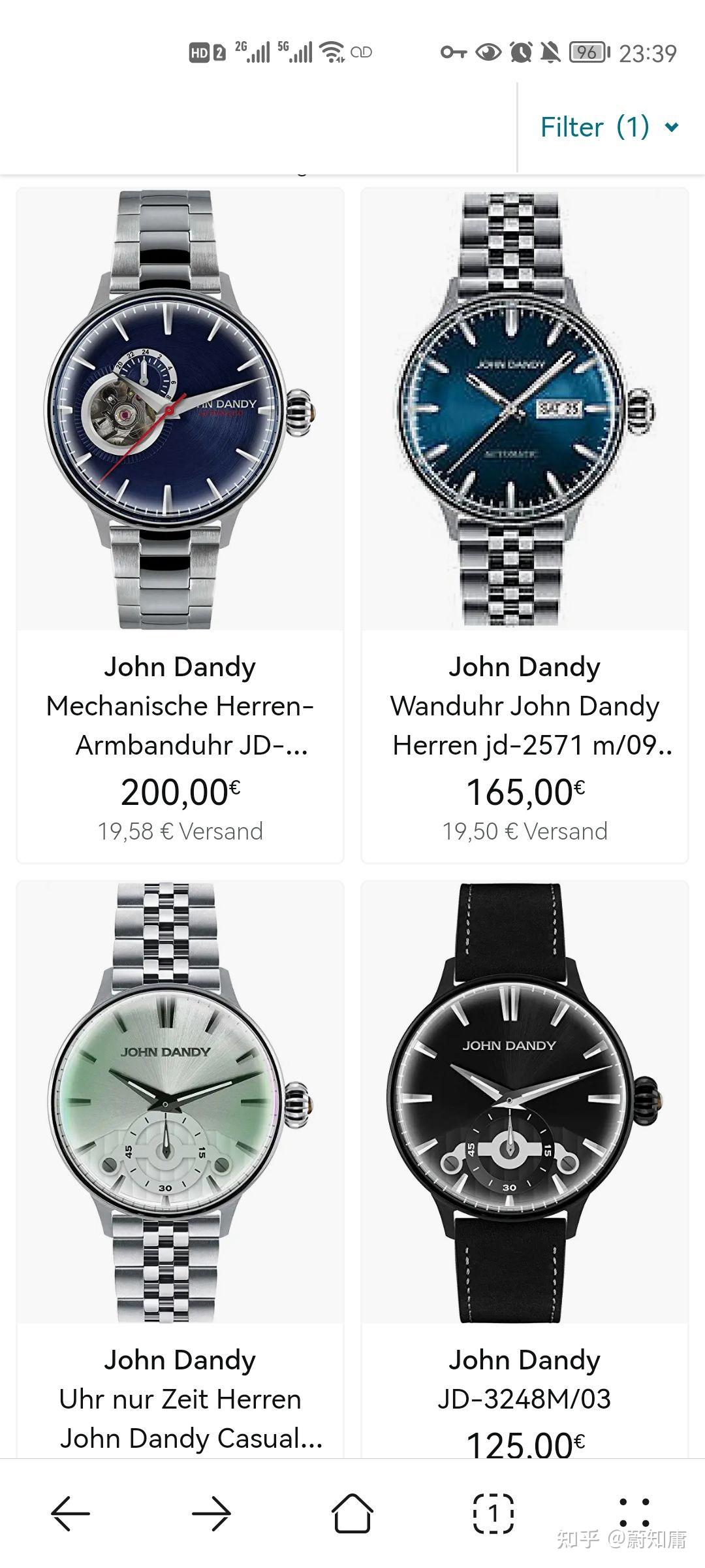 john dandy手表咋么样？ - 知乎