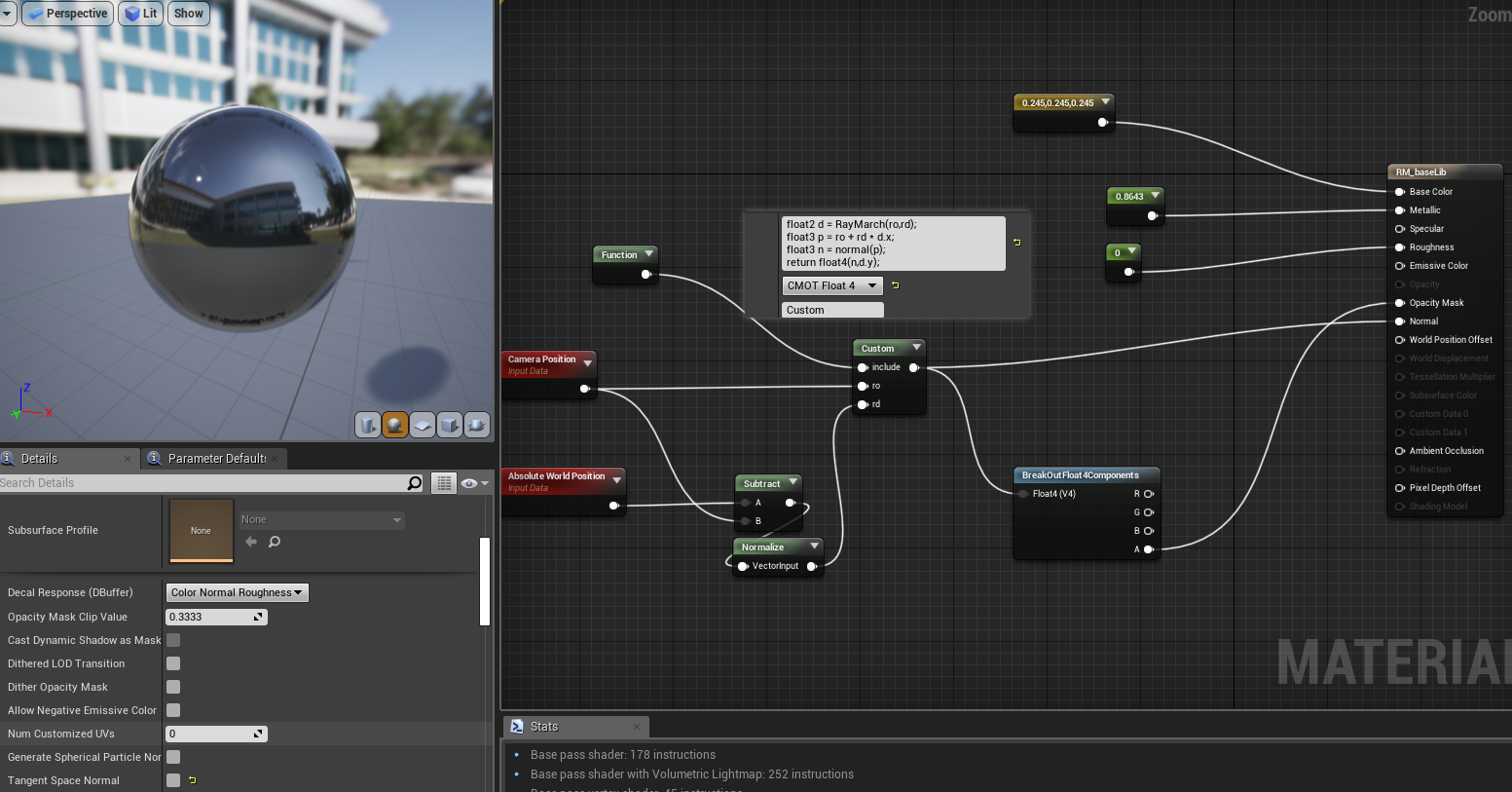 RayMarch in UE4[第一章-概念与基础场景构建]（傻瓜向，看不懂自杀） - 知乎