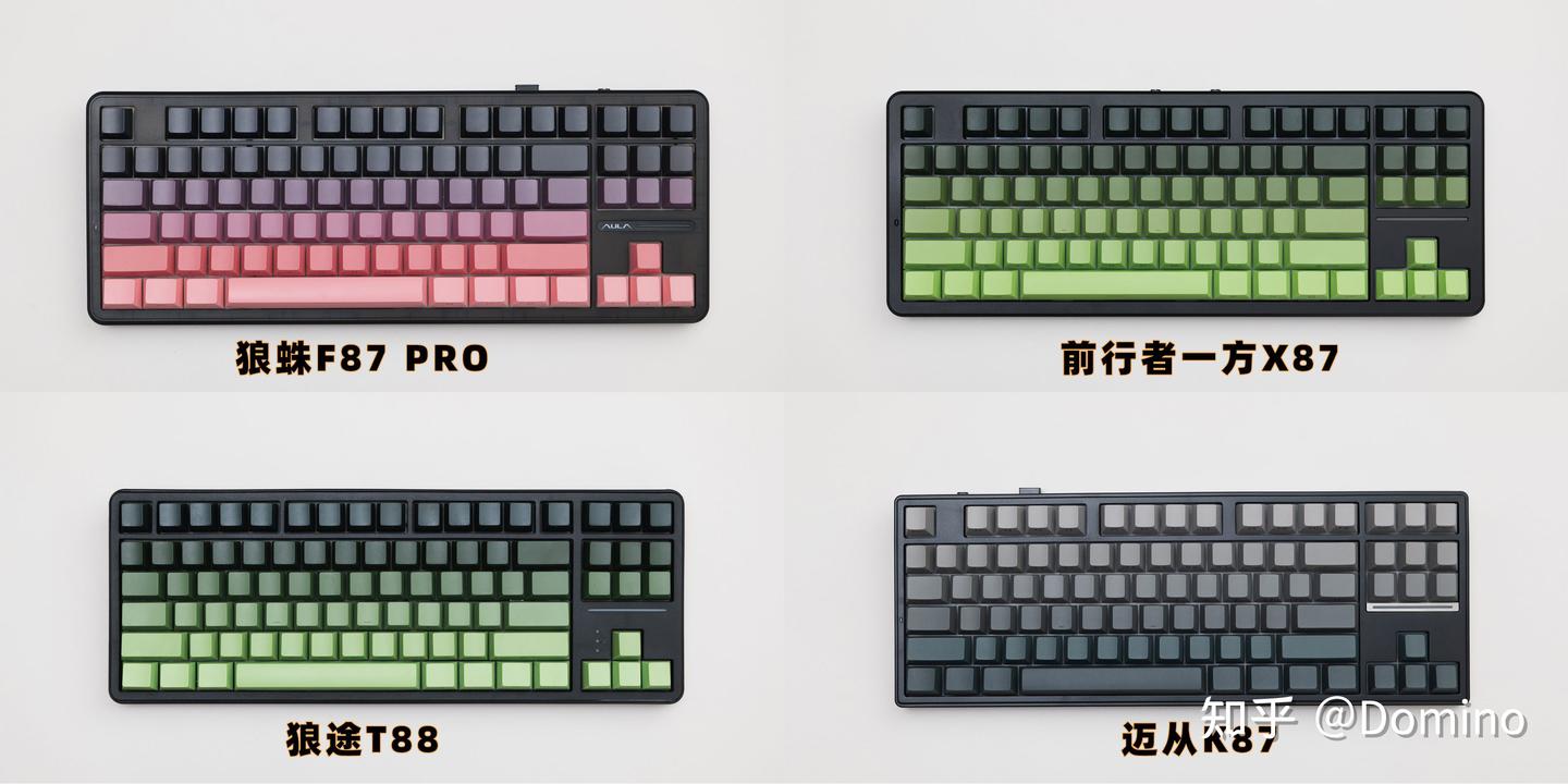 哪款热门87机械键盘更值得入手？狼途T88、狼蛛F87 PRO、前行者一方X87、迈从K87横评分享 - 知乎
