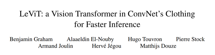 LeViT | 轻量化ViT模型，实现CPU实时 - 知乎
