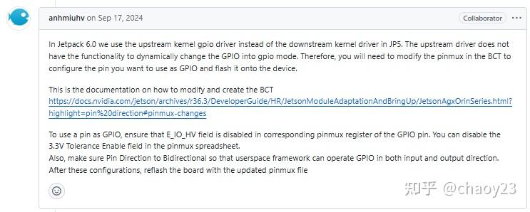 Jetson Orin Nano Super重装Jetson.GPIO并更改Pinmux - 知乎