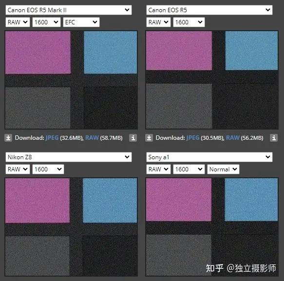 dpreview公布佳能EOS R5 II相机测试高感和宽容度结果 - 知乎