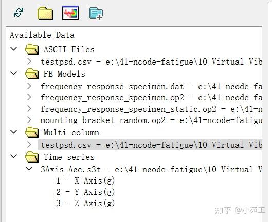基于Ncode进行PSD单轴加载疲劳分析流程说明 - 知乎