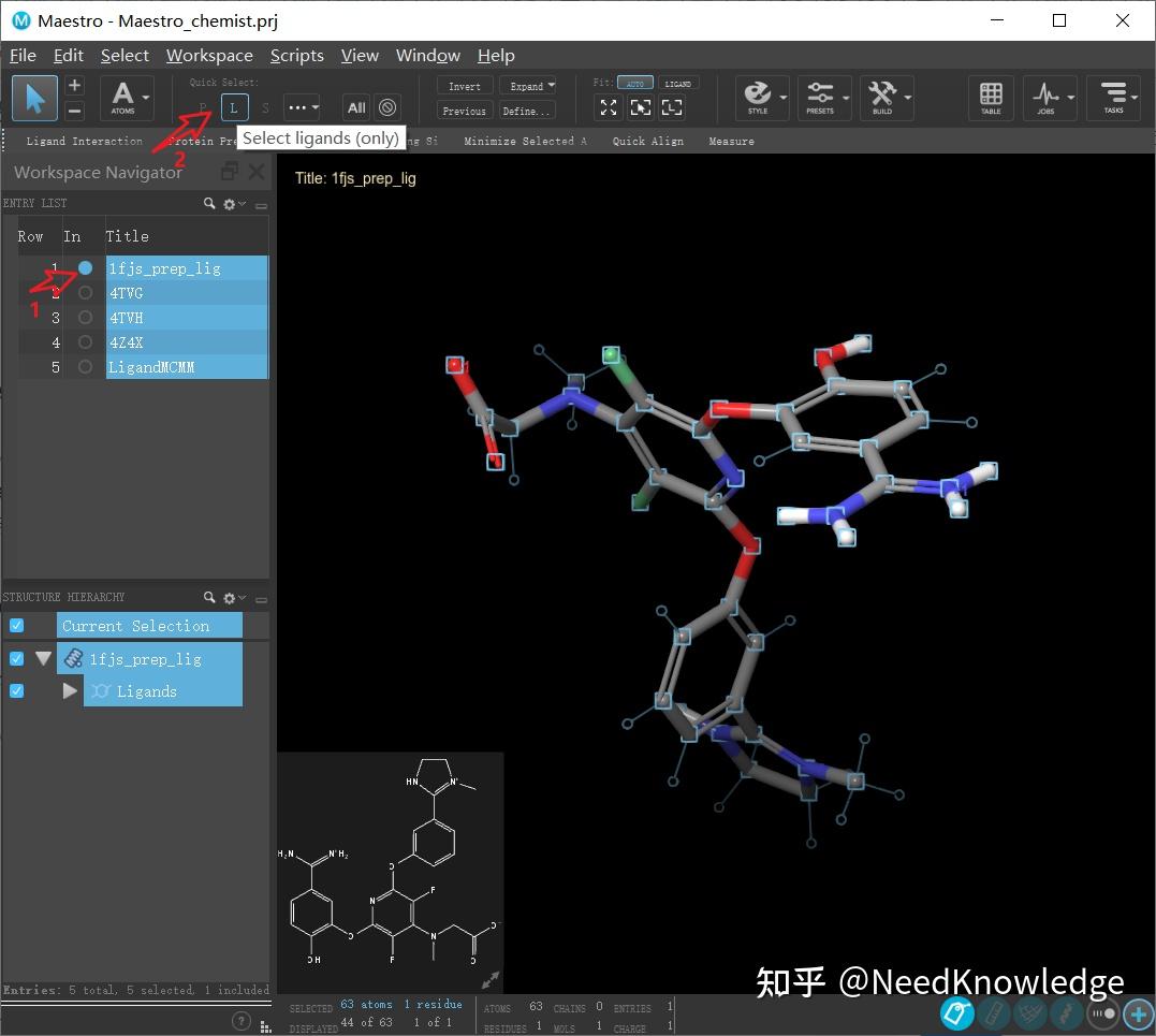 Schrödinger教程 | A Chemist's Guide to Maestro - 知乎