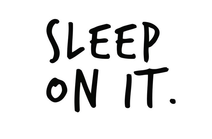 "Sleep on it" 和你以为的睡觉并没有什么关系, 关于sleep的常用短语都在这了！ - 知乎