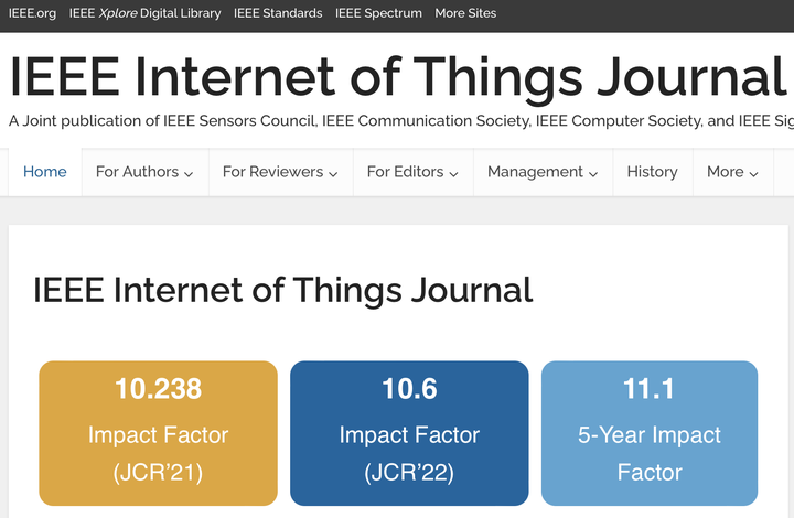 重点推荐：计算机，智能交通，城市，无线智能，6G，机器学习，人工智能一区SCI，TOP期刊，《IEEE Internet of Things ...