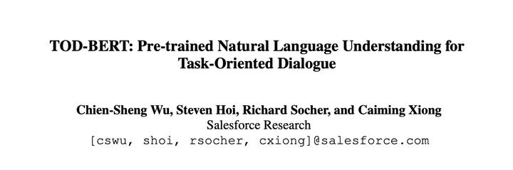 论文阅读笔记：将预训练BERT用于Task-Oriented对话系统 - 知乎