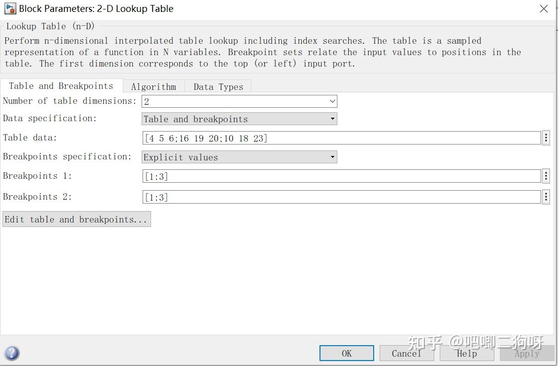 【Matlab】2-D Lookup Table 导入Excel数据 - 知乎