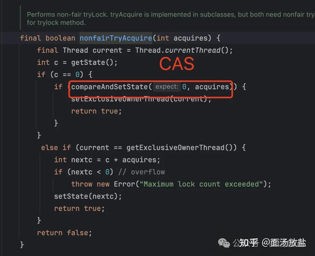 JDK高性能套路: 自旋(for(;;)) + CAS - 知乎
