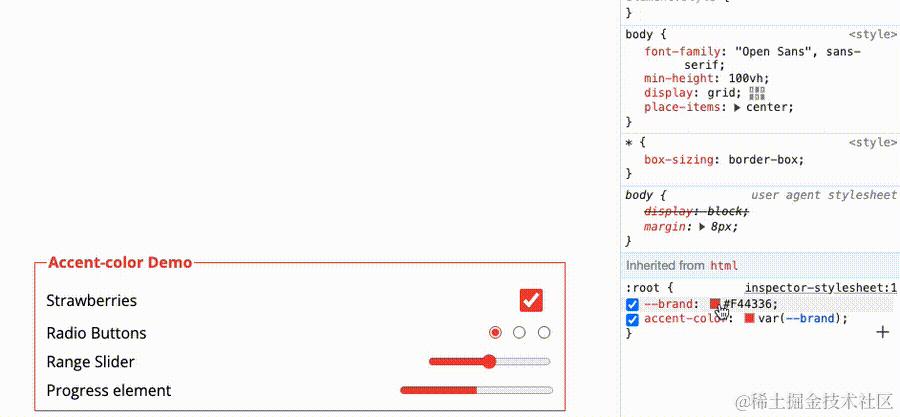 现代 CSS 解决方案：accent-color 强调色 - 知乎