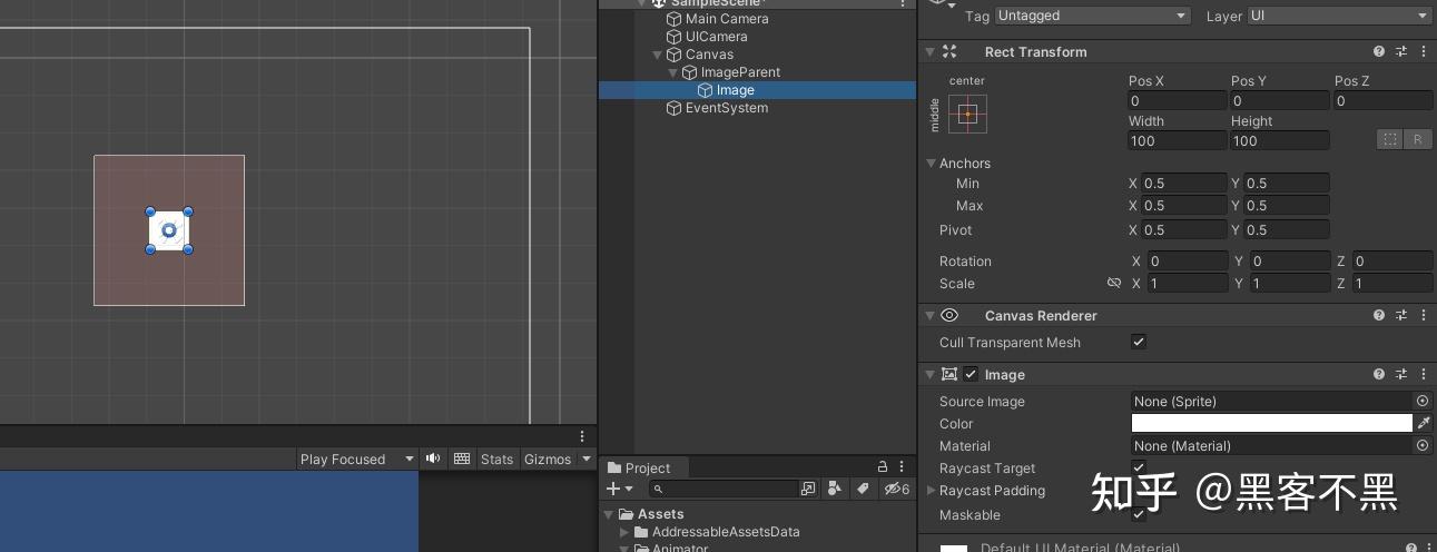 Unity中ScreenPointToLocalPointInRectangle使用 - 知乎