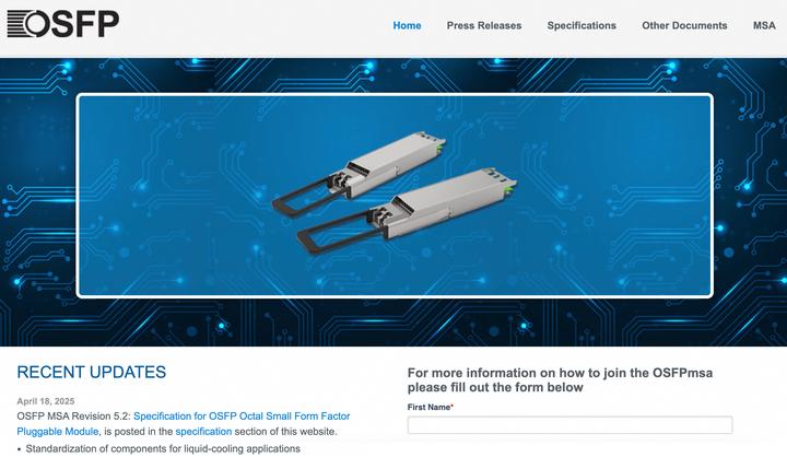 OSFP MSA发布液冷标准Cage - 知乎