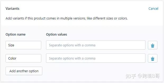 手把手教你做shopify--Variants属性的设置 - 知乎