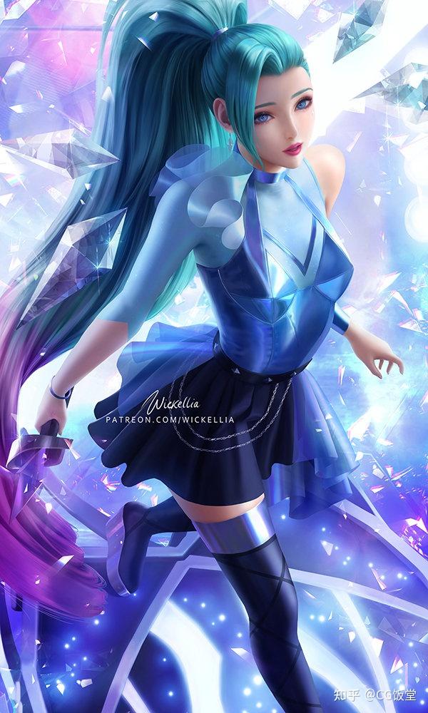K/DA女团同人~ 画师 Wickellia - 知乎