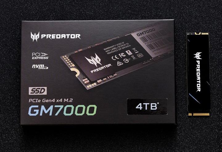 宏碁掠夺者推出GM7000 PCIe 4.0 SSD 4TB，配置4GB独立缓存 - 知乎