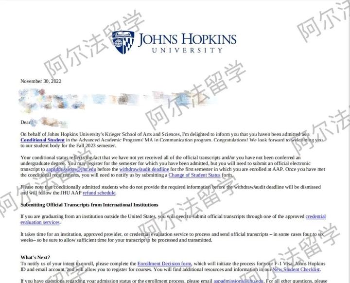 恭喜西浦学员拿到JHU传播学offer！（内附申请难度解析） - 知乎