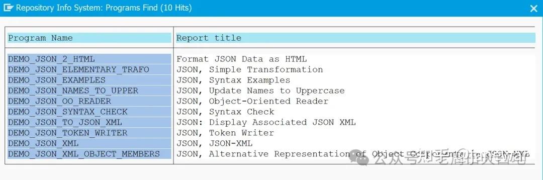 浅谈SAP/ABAP 代码示例：ABAP 和 JSON - 知乎